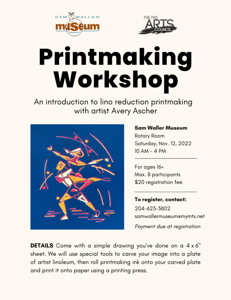 Printmaking Workshop – Sam Waller Museum